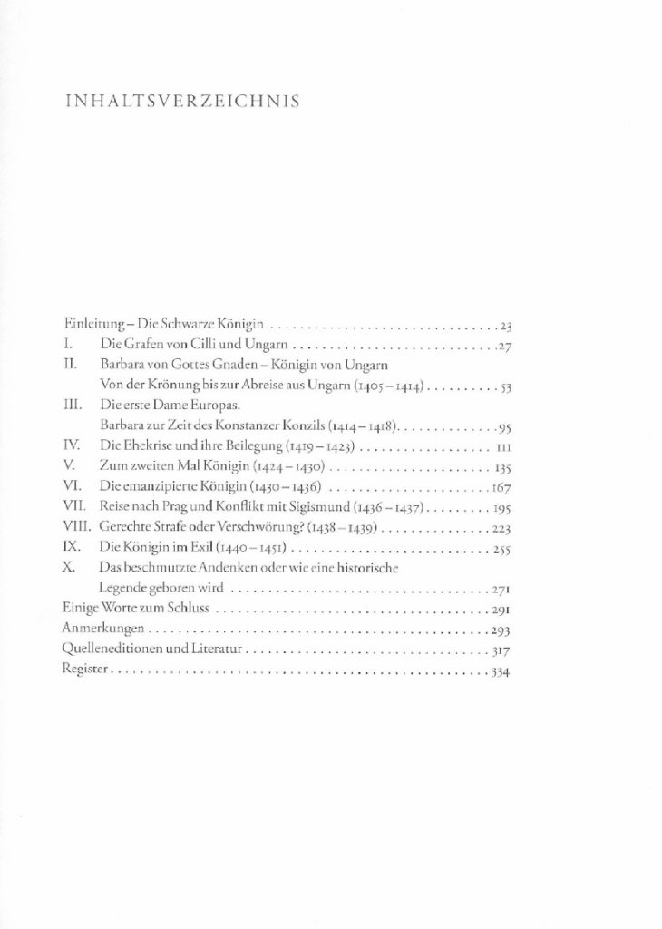 Barbara von Cilli. Die Schwarze Königin (1392 – 1451) – Historický ...